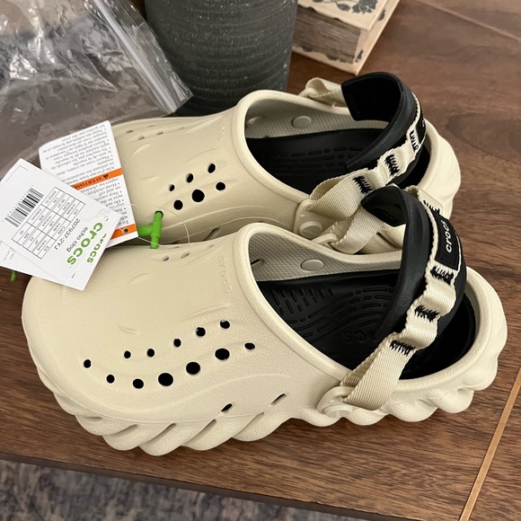 CROCS | Shoes | Echo Clog Crocs Sz 6 Fits Like A 657 Bone Color | Poshmark